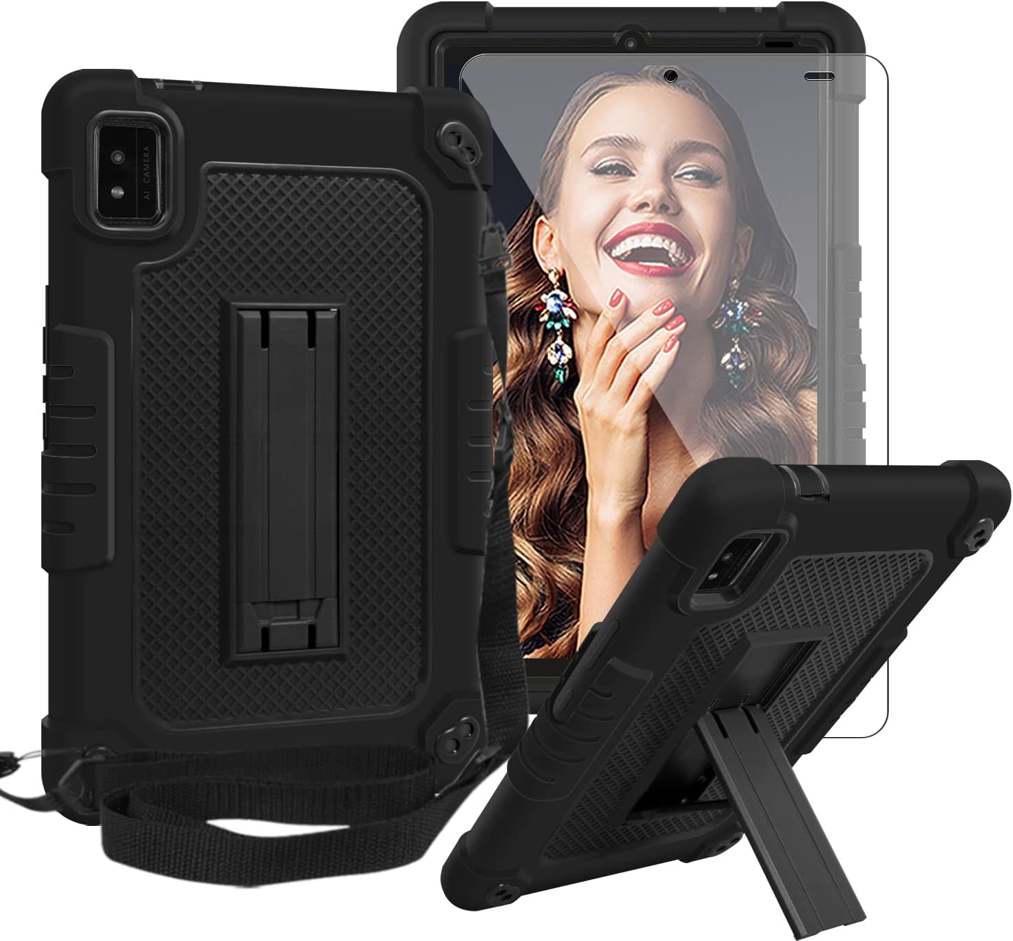 SOATUTO for Moxee Tablet 2 Case 8 inch Screen Protector for Moxee Tab 2 ...