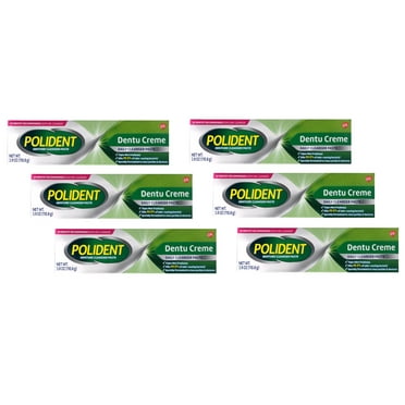 Polident Dentu-Creme Denture Cleanser Paste Triple Mint Freshness 3.9 ...