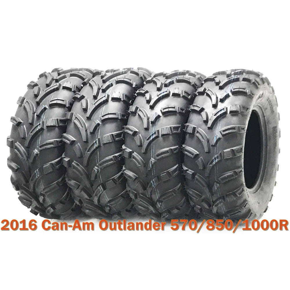 Set 4 ATV UTV Tires 26x8-12 & 26x10-12 for 2016 Can-Am Outlander 570 ...