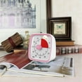 Wifklsiipg 60 Minute Visual Timer Classroom Countdown Clock Silent