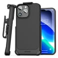 Encased Thin Armor Designed for iPhone 15 Pro Max Belt Clip Case, Slim Phone Case with Holster ...