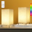 Simple Designs 10.04" Tall Ceramic Thimble Base Table Lamp with ...