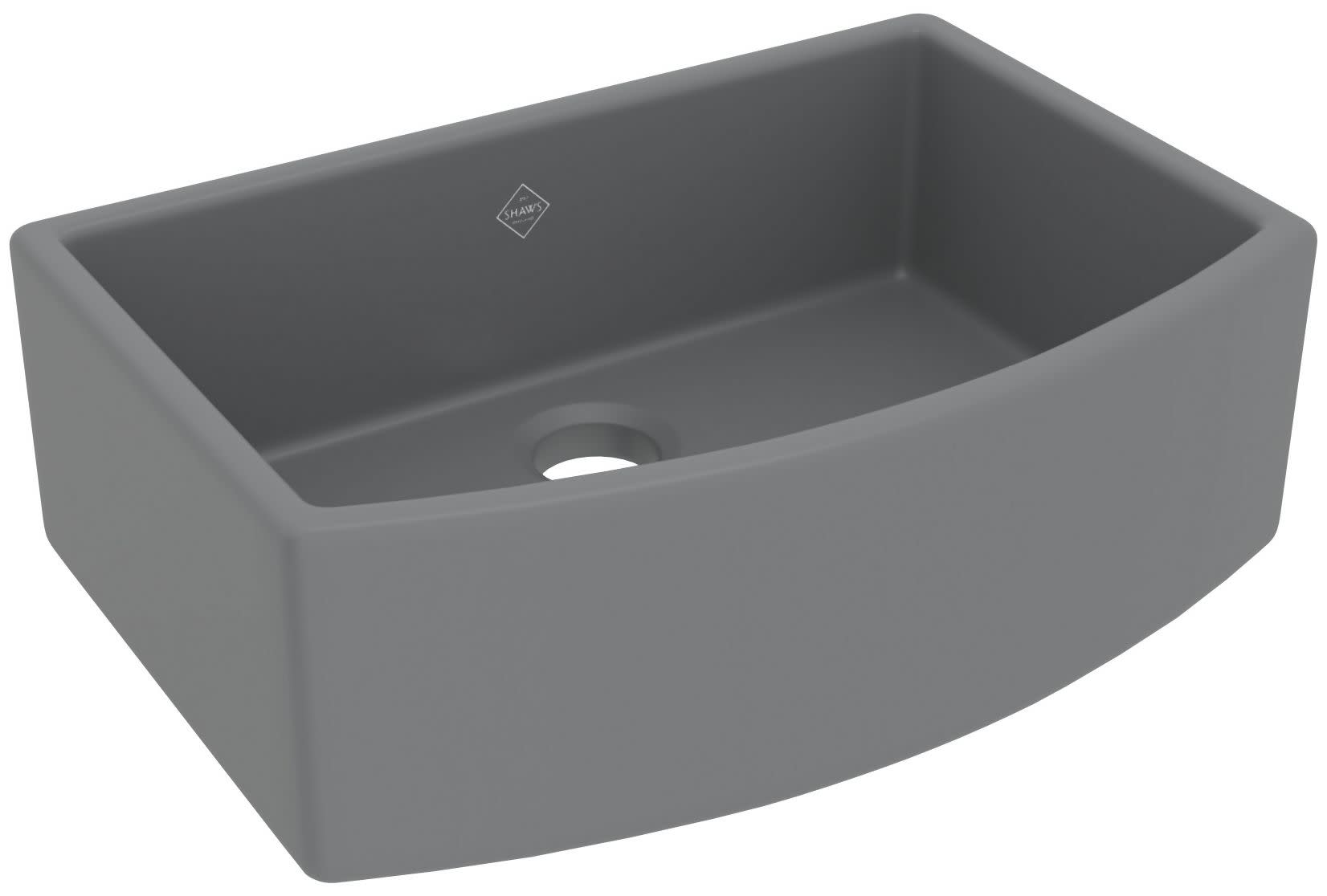 Shaws Rc3021 Waterside 29-7/8" Farmhouse Single Basin Fireclay Kitchen ...