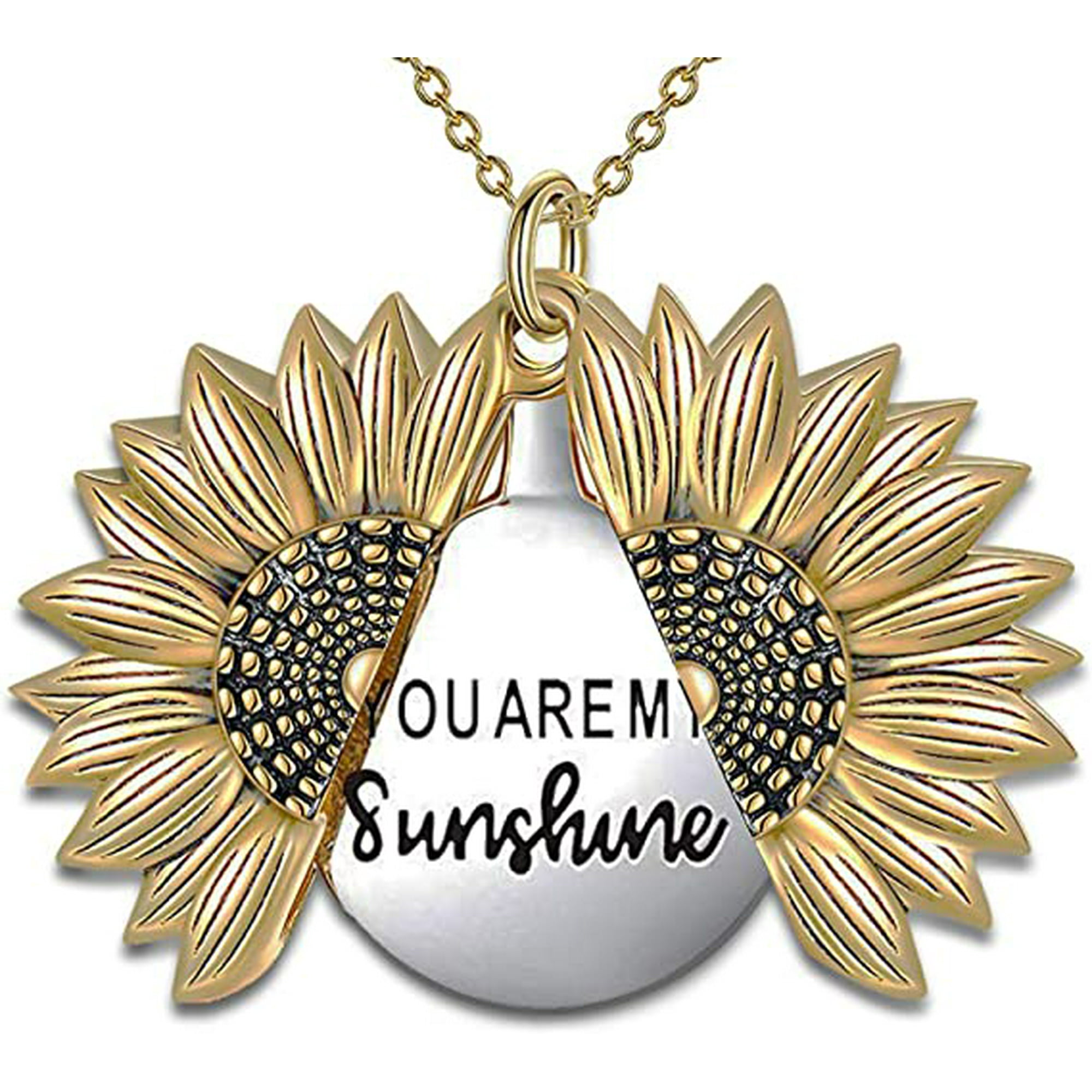 Click here for Jinsinto You Are My Sunshine Necklace - Sunflower... prices