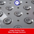 CIRCLE- Non Slip Bathtub Mats Suction Cups Washable Bathroom Inside ...