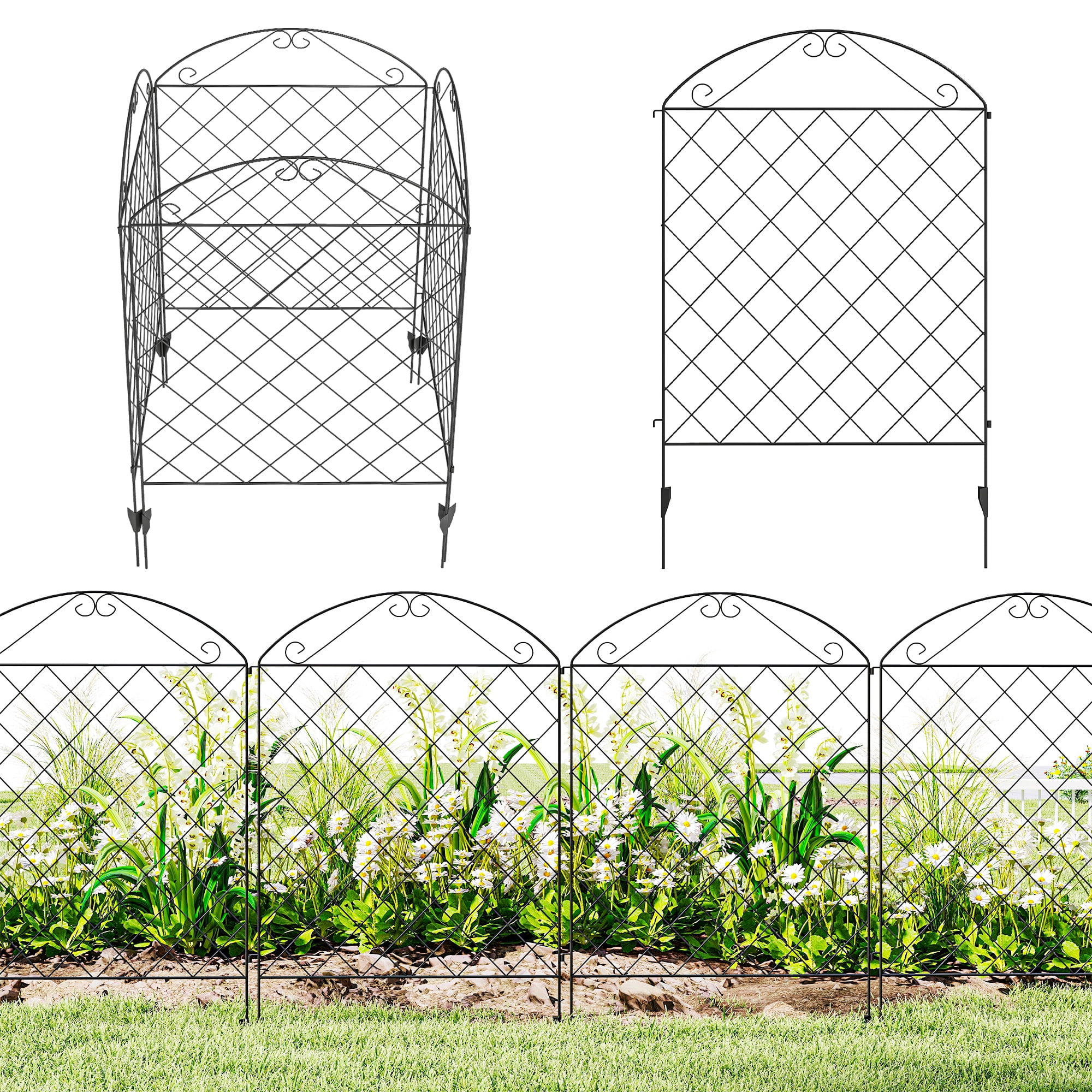 Click here for Outsunny 11.5 Decor Garden Fence For Border Edging... prices