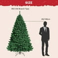 Fiuion 8ft Premium Spruce Artificial Christmas Tree with 1,350 Branch ...