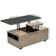 Churanty Lift Top Coffee Table with Storage Drawers Convertible Coffee ...