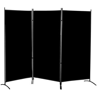 3 ft. Short White Temporary Cardboard Folding Screen - 3 Panels ...