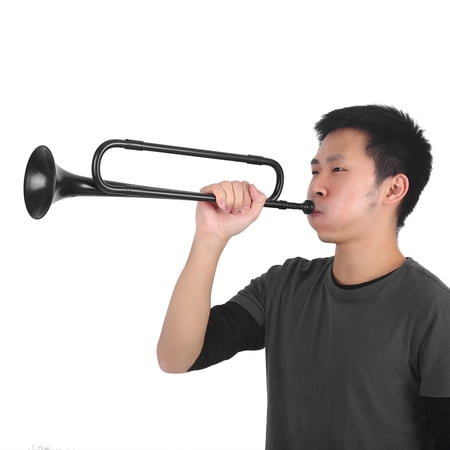 B Flat Plastic Cavalry Trumpet Scouting Trumpet Bugle with Mouthpiece ...