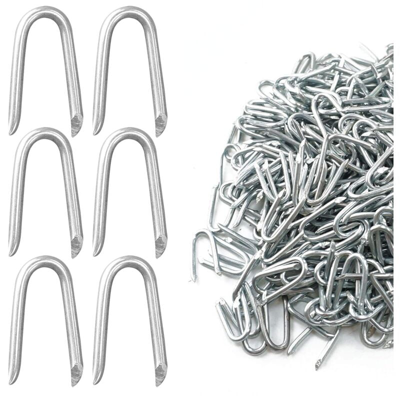 Clavo en forma de U para cercas de 500 g (aproximadamente 350 piezas ...