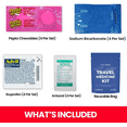 Travel Medicine Kit with Individual Travel Advil Packets, Antacids ...