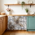Bohemian Cabinet Curtains for Kitchen 11"W x 13"L, Traditional Ethic ...