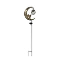 Hummingbird Moon Solar Garden Stake Light, Solar Powered Outdoor Lamp ...