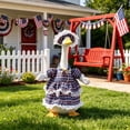 4th of July Decorations Porch Goose Outfits 23 Inch Bow Star Lace Dress ...