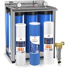 Well Water Whole House Sediment & Rust Complete Filtration System with ...