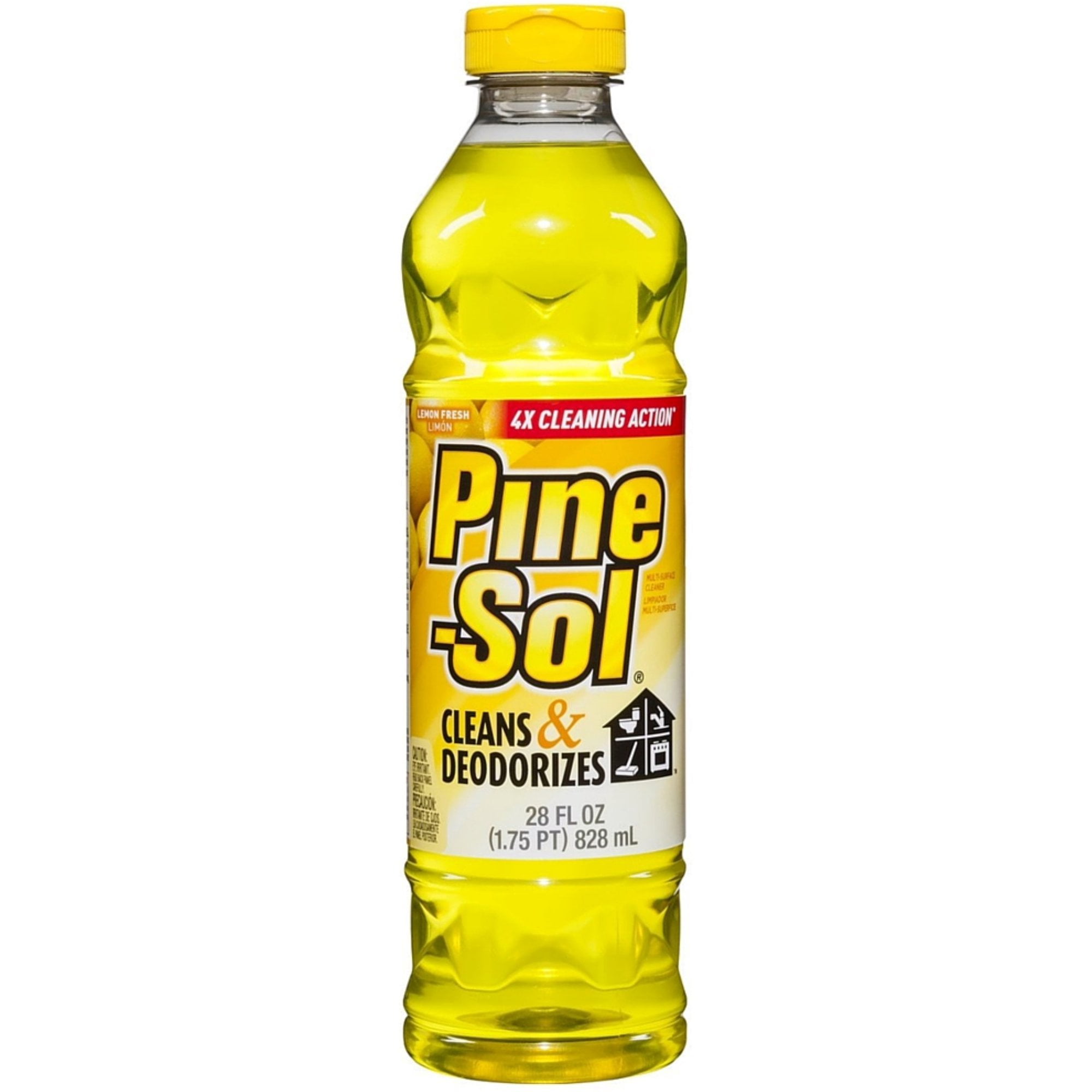 Pine-Sol Disinfectant Liquid Cleanser, Lemon Fresh - 28 Oz.. - Walmart.com