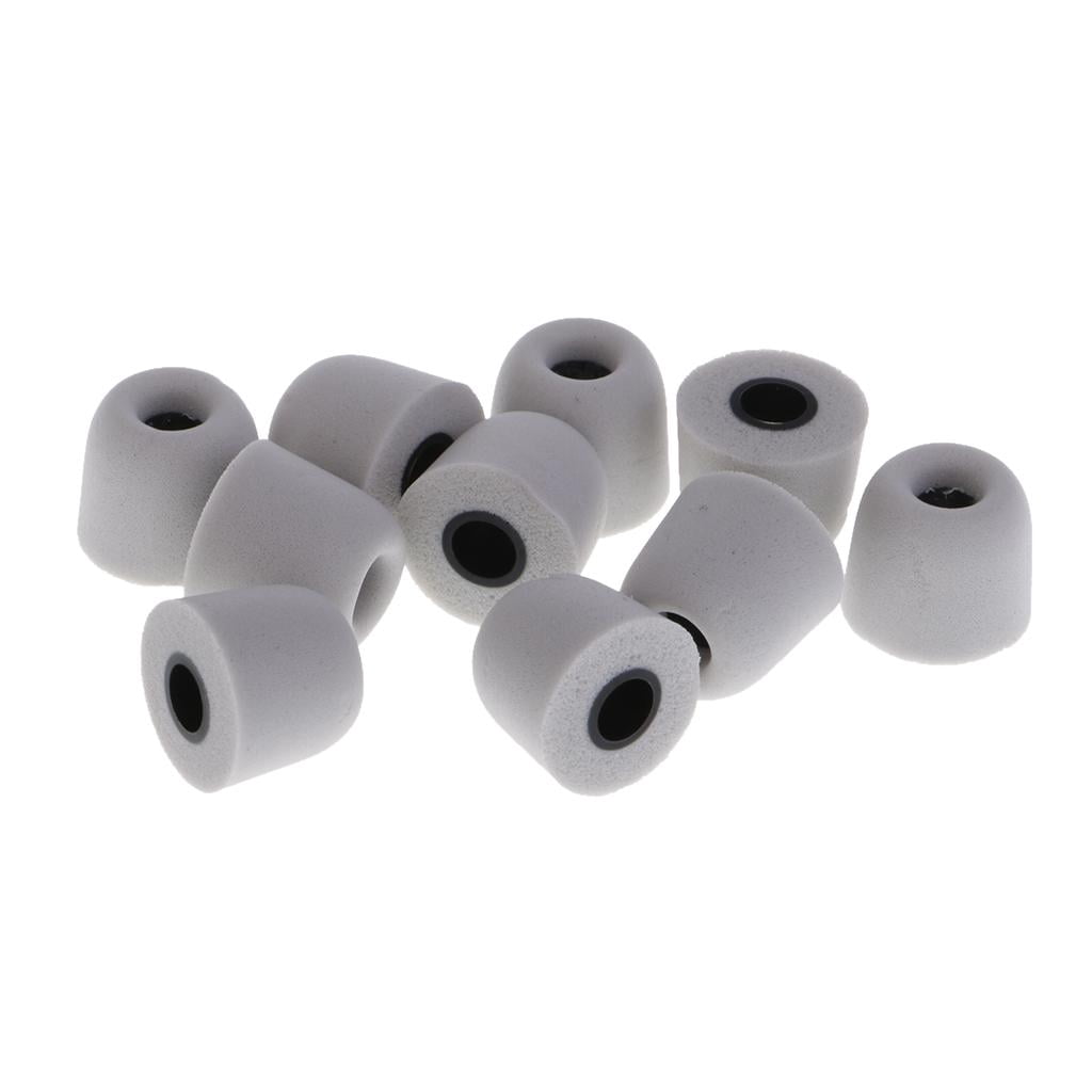 5 Pairs 4mm Memory Foam Tips ears For s Gray - Walmart.com