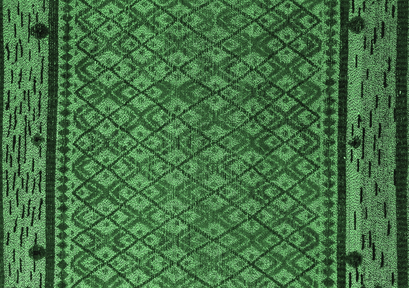 Ahgly Company Indoor Rectangle Abstract Emerald Green Modern Area Rugs ...