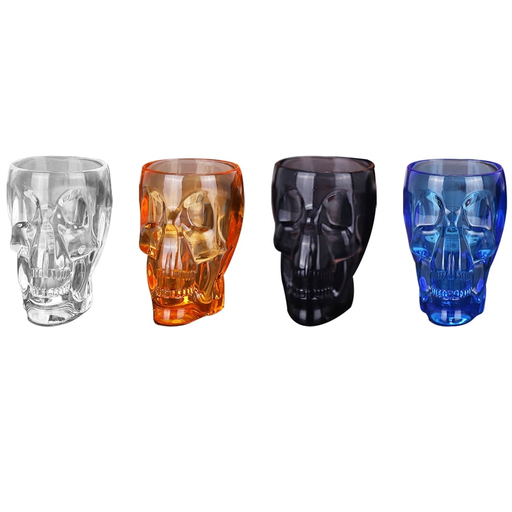 Click here for Cosmobetty 4pcs Creative Skull Head Coffee Cup Acr... prices