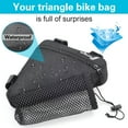 Bike Triangle Frame Bag with Bottle Holder - Bicycle Cycling Storage ...