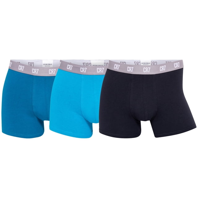 CR7 Men Boxer Shorts, Pack of 3 - Trunks, Organic Cotton Stretch ...