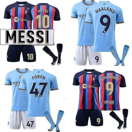22/23 Teenager Boys Kids Men Football Sportswear Full Kits Soccer ...