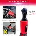 iMeshbean 1/4&3/8'' Cordless Ratchet Right Angle Wrench Impact Power ...