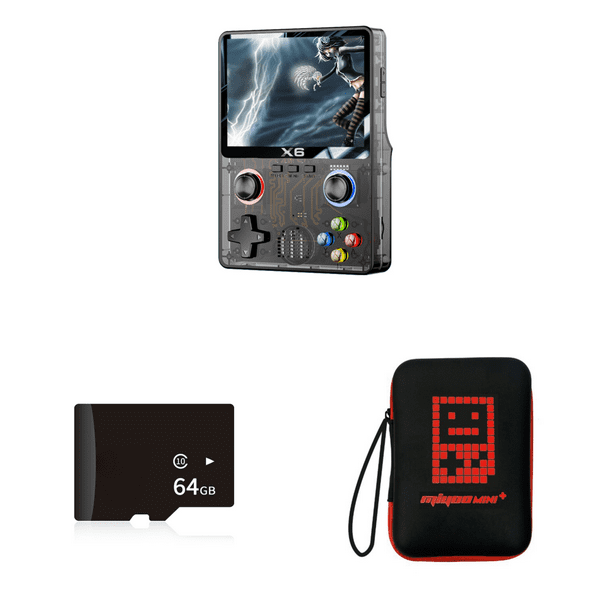 Consola Juegos Portátil Retro X6 Reproductor Vídeo IPS 3 5 Pulgadas ...