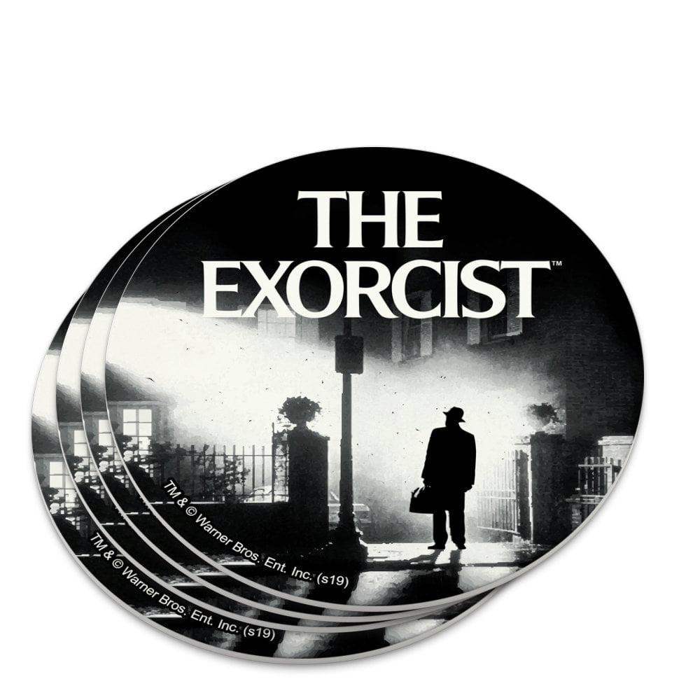 The Exorcist Logo and Silhouette Novelty Coaster Set - Walmart.com
