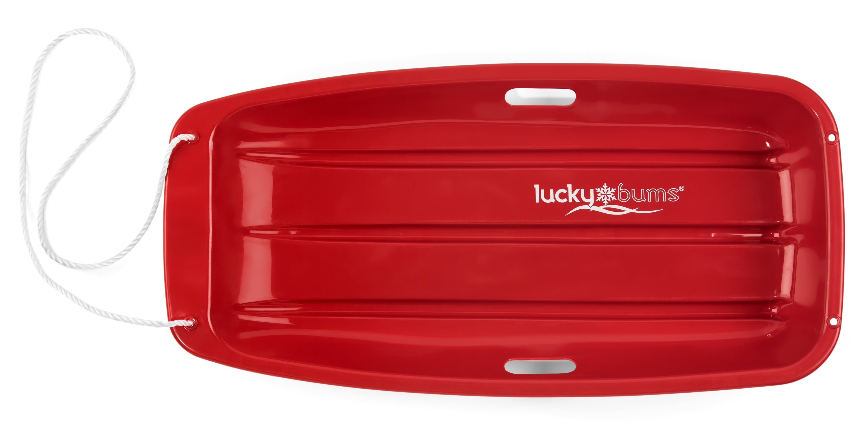 Lucky Bums Snow Kids Boys Girls Toboggan Sled, Red, 35 In. - Walmart.com