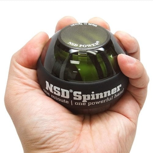 NSD Power PB-688A Black NSD Power Roll N Spin Spinner Gyroscopic Wrist ...