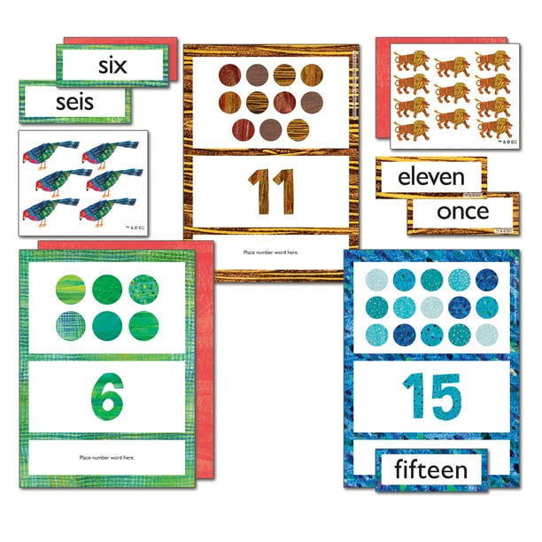Carson Dellosa World Of Eric Carle Numbers Learning Cards