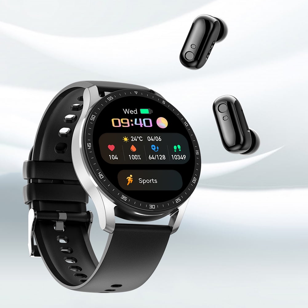 Smart Watch 2 en 1 Sports Smart Watch Monitor de salud de frecuencia ...