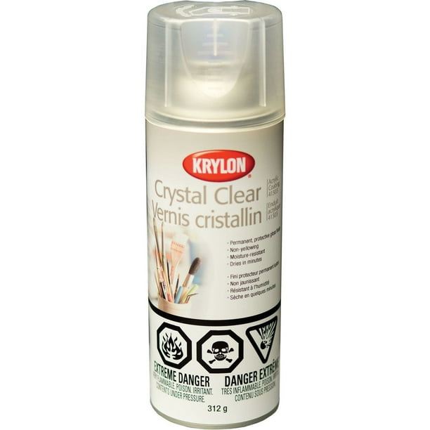 Krylon Acrylic Crystal Clear Aerosol, 312 g - Walmart.ca