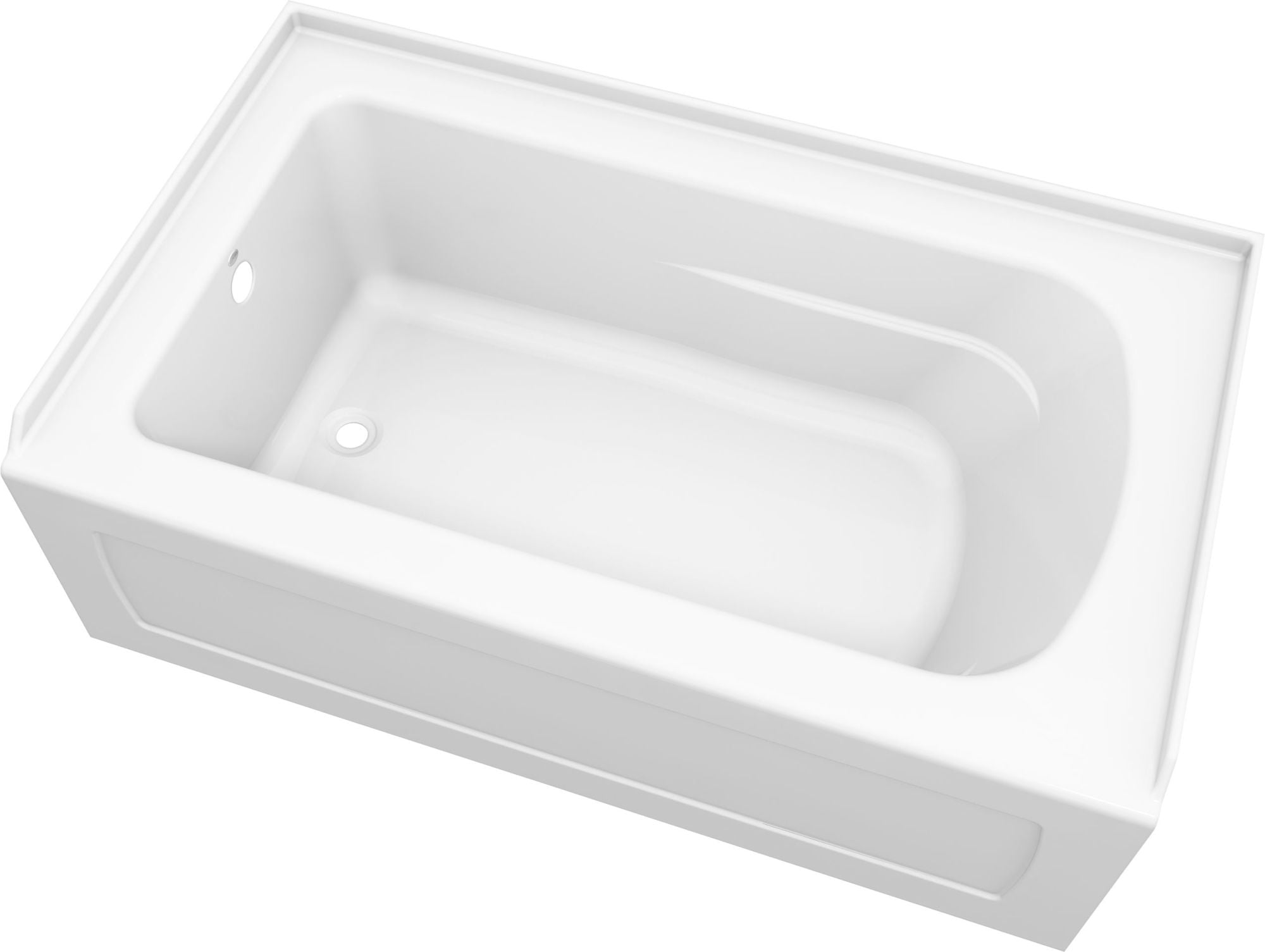 Proflo Pfs6036lskn Hillsboro 60" X 36" Three Wall Alcove Acrylic ...