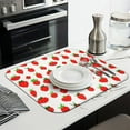 Berry Lover Coffee Mat – Absorbent Microfiber Spill Mat with Cartoon ...