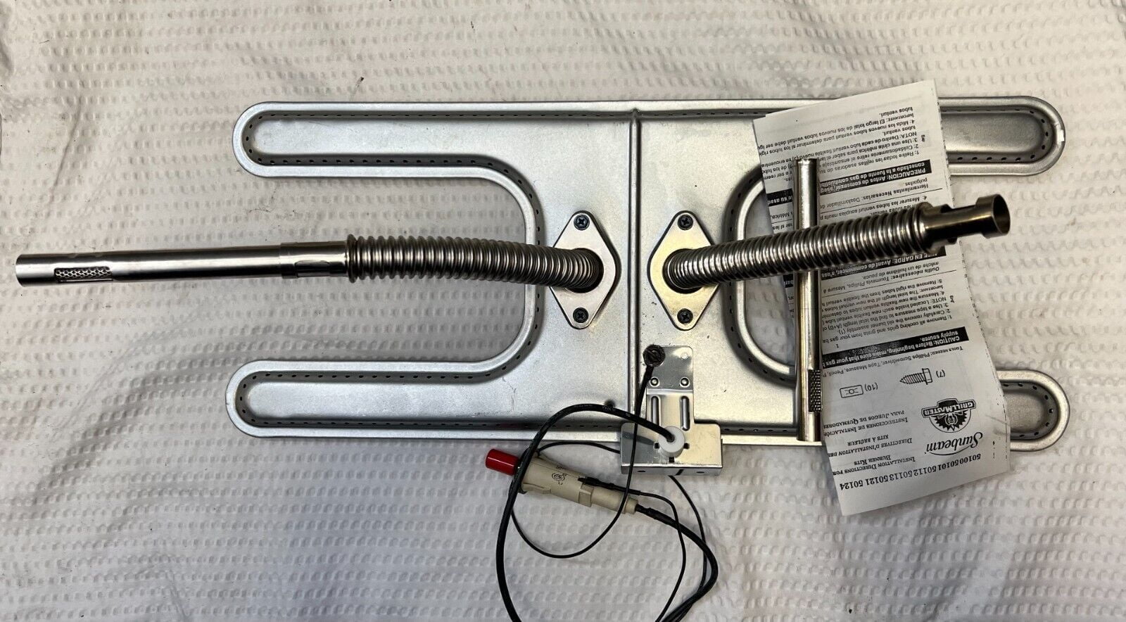 Universal Gas Grill H Style Replacement 17.5" x 7" Burner with ...