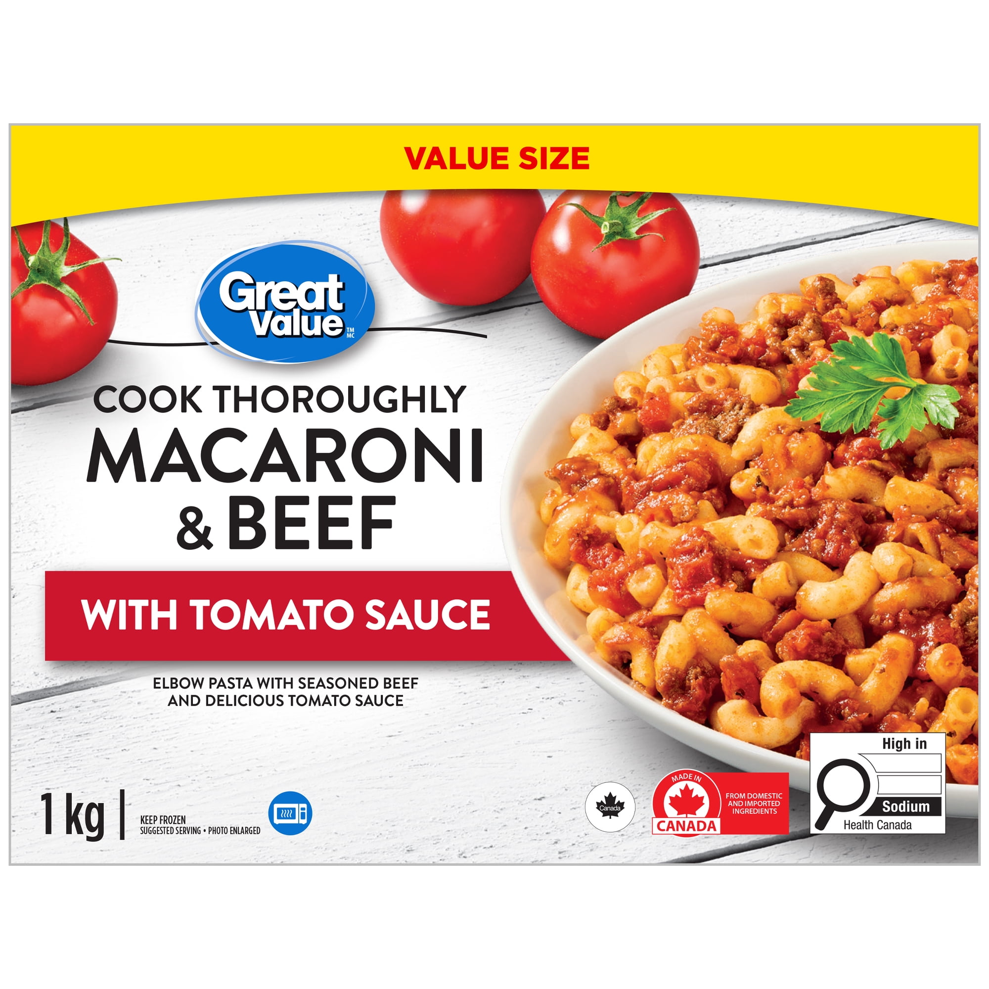 Click here for Great Value Hearty & Wholesome Macaroni & Beef Wit... prices