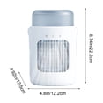 Byujiro Portable Misting Desktop Air Cooler Fan Mini USB Evaporative ...