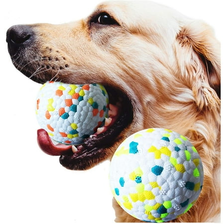 Lightweight Dog Ball for Throwing, Indestructible Dog Ball Toy for ...