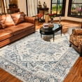 SIXHOME 5'x7' Area Rugs for Living Room Washable Rug Vintage Medallion ...