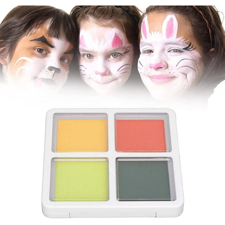 Face Paint Palette, Face Body Paint Palette Halloween Cosplay Party 4 ...