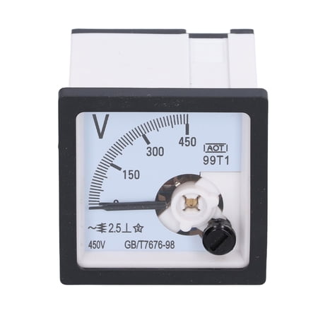 Dial Panel Voltage Meter, Voltmeter Tester Fine Tuning Pointer Simple ...