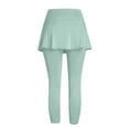 ANINEO Women Casual Knit Pull On Skirt Pants With Pockets Stretchy ...