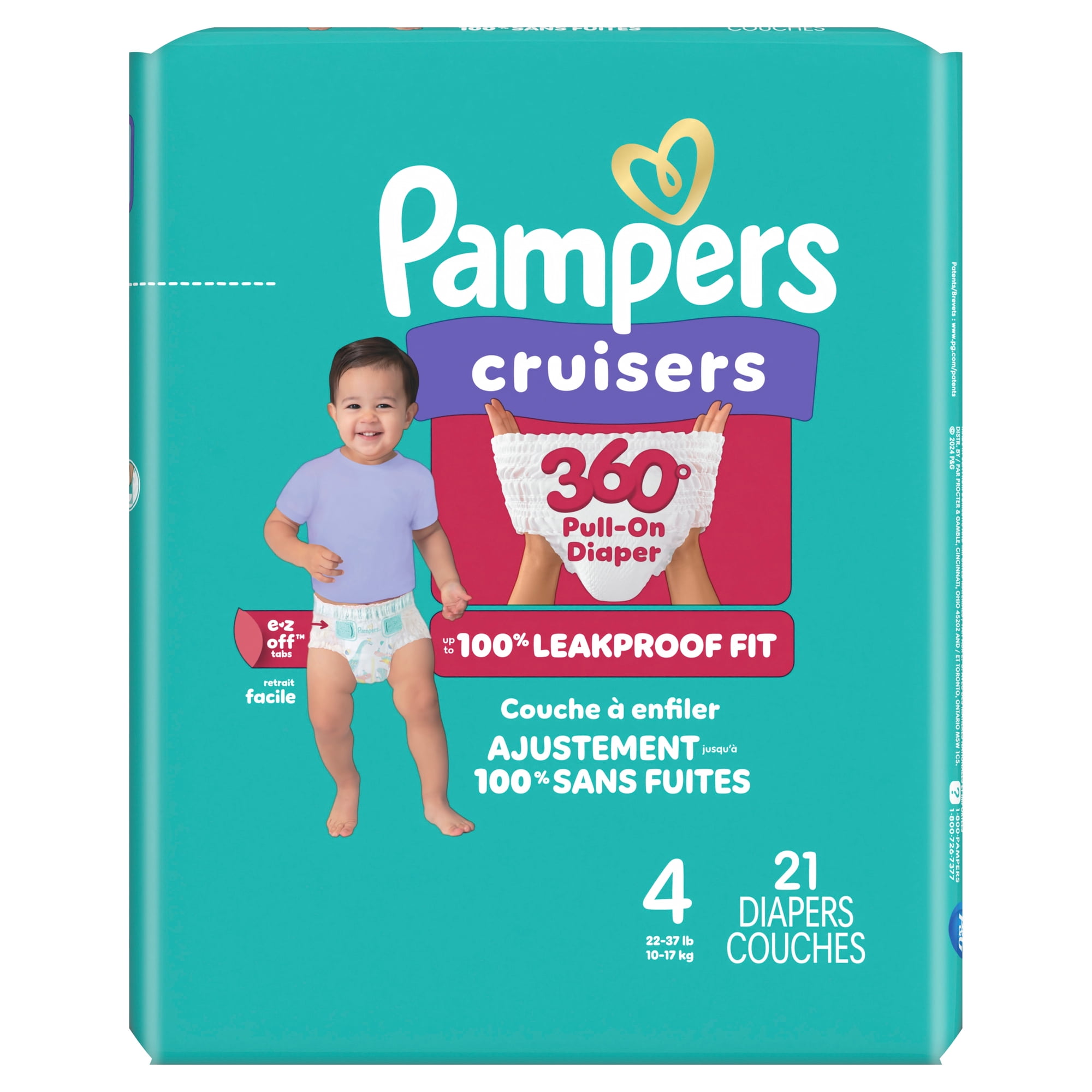 Click here for Pampers Diapers - Cruisers 360° - Size 4  21 Count... prices