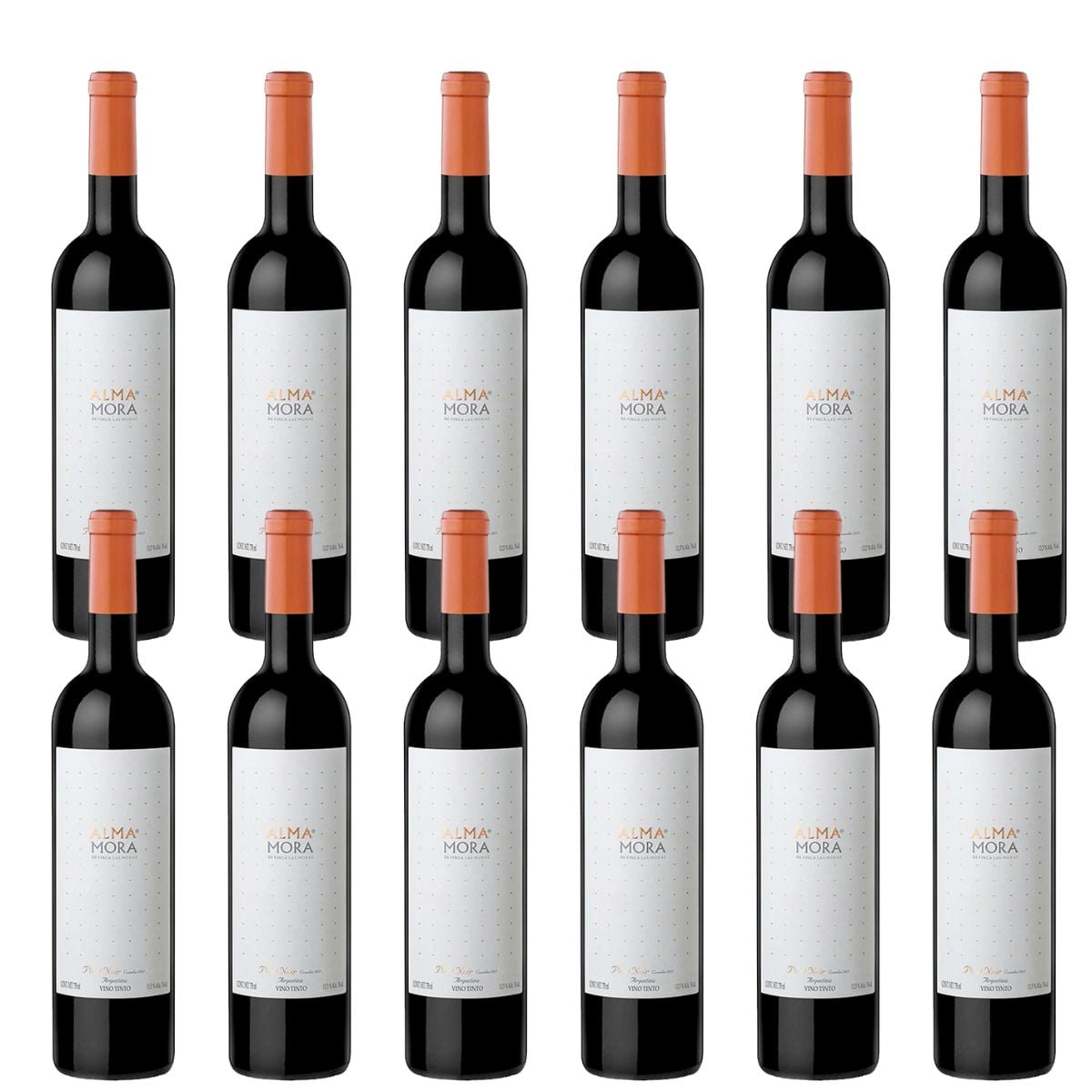 Pack De 12 Vino Tinto Alma Mora Pinot Nior 750Ml | Walmart en línea