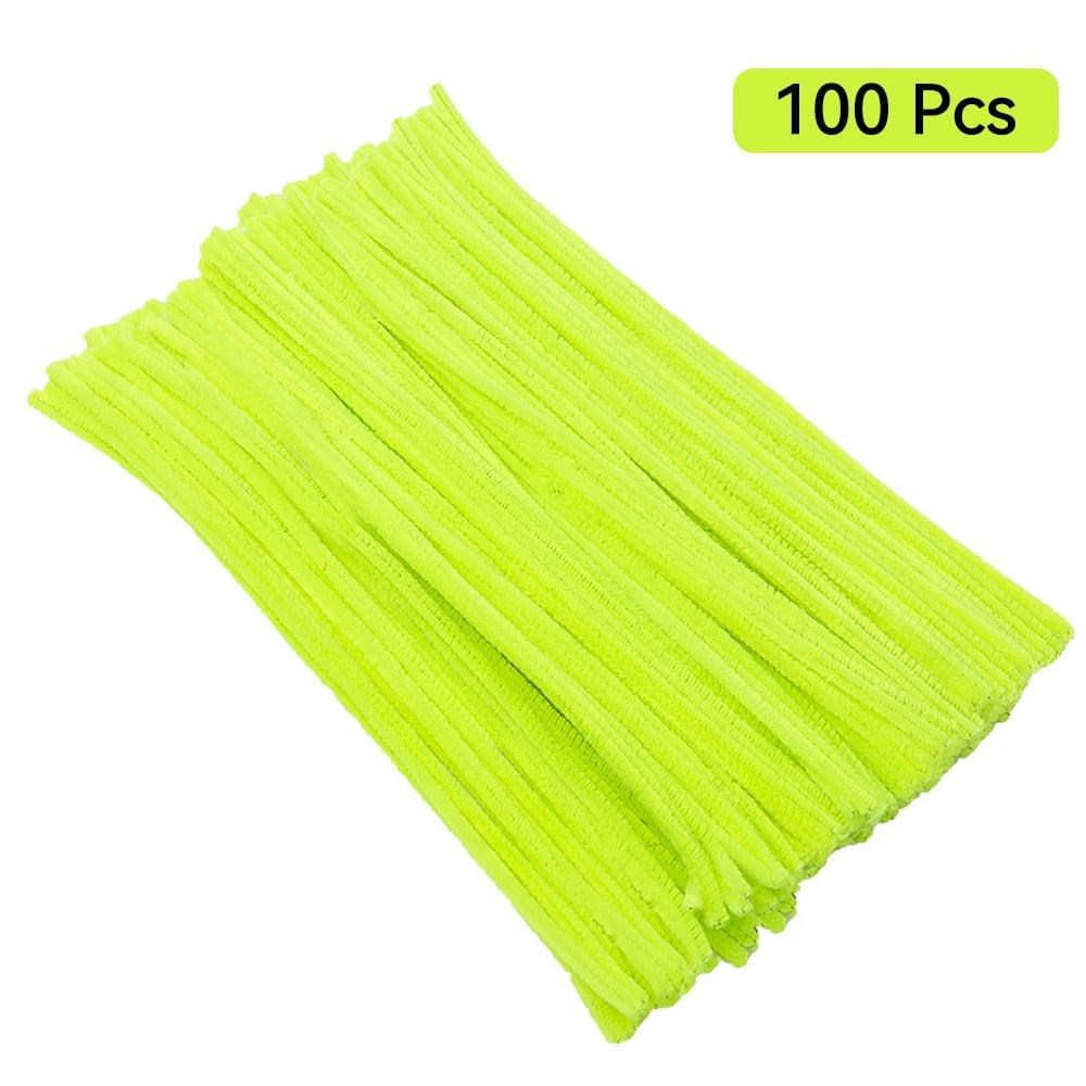 100Pcs DIY Chenille Pipa Tongkat Twist Craft Cifrado Hecho A Mano Raíz ...
