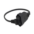 30cm EU Power Adapter Cord, 90 Degree Angled European Round 2Pin Male ...
