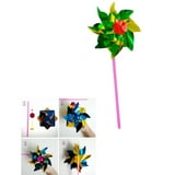 TABLZONE 20Pcs Plastic Pinwheel Multicolor DIY Windmill Easy to Install ...